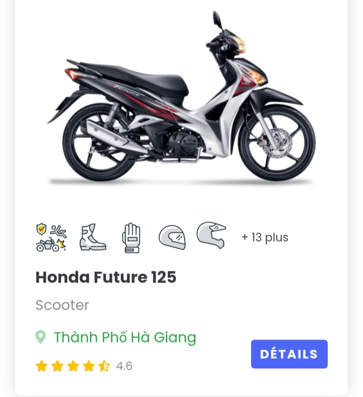 HonDa Future 125cc - LINH HOMESTAY AND MOTORBIKE RENTAL (Hà Giang)